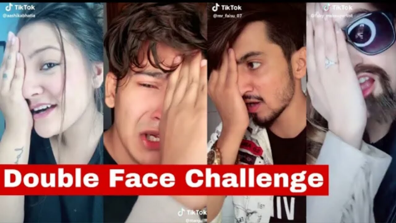 Tik tok double face dhamaka viral video | double face most popular ...