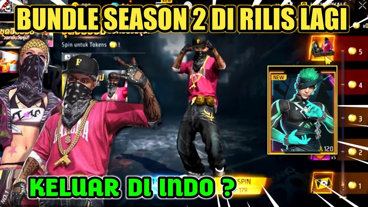 BAJU SEASON 2 DIRILIS‼️EVENT BUNDLE FF TERBARU,SKIN TINJU TERBARU,BAJU ...
