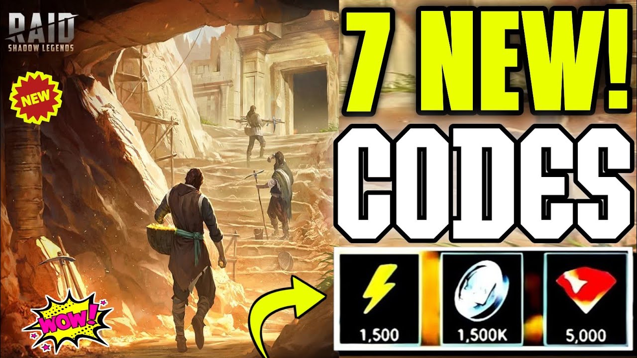 ⚡NEW EXCLUSIVE ⚡ RAID SHADOW LEGENDS PROMO CODES 2025 - RAID SHADOW ...