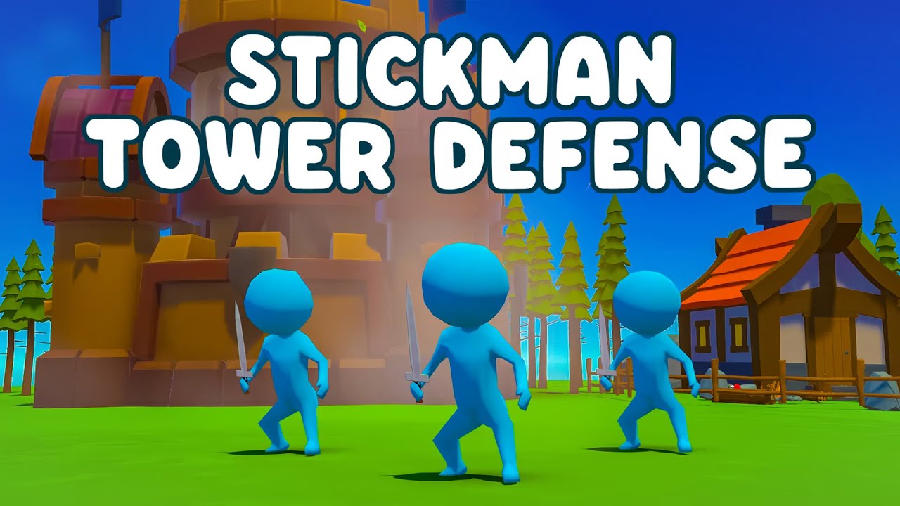 Stickman Tower Defense Idle 3D Gameplay - YouTube