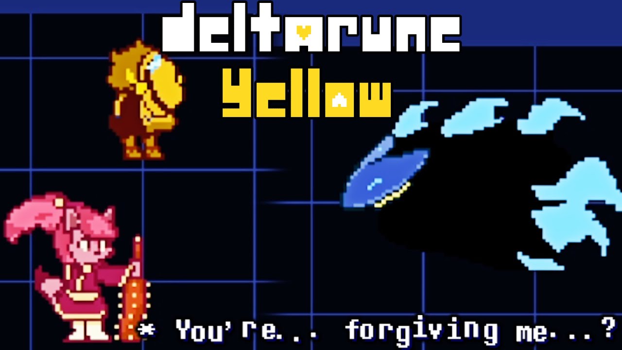 Deltarune Yellow Chapter 1 SECRET BOSS FIGHT Updated - YouTube
