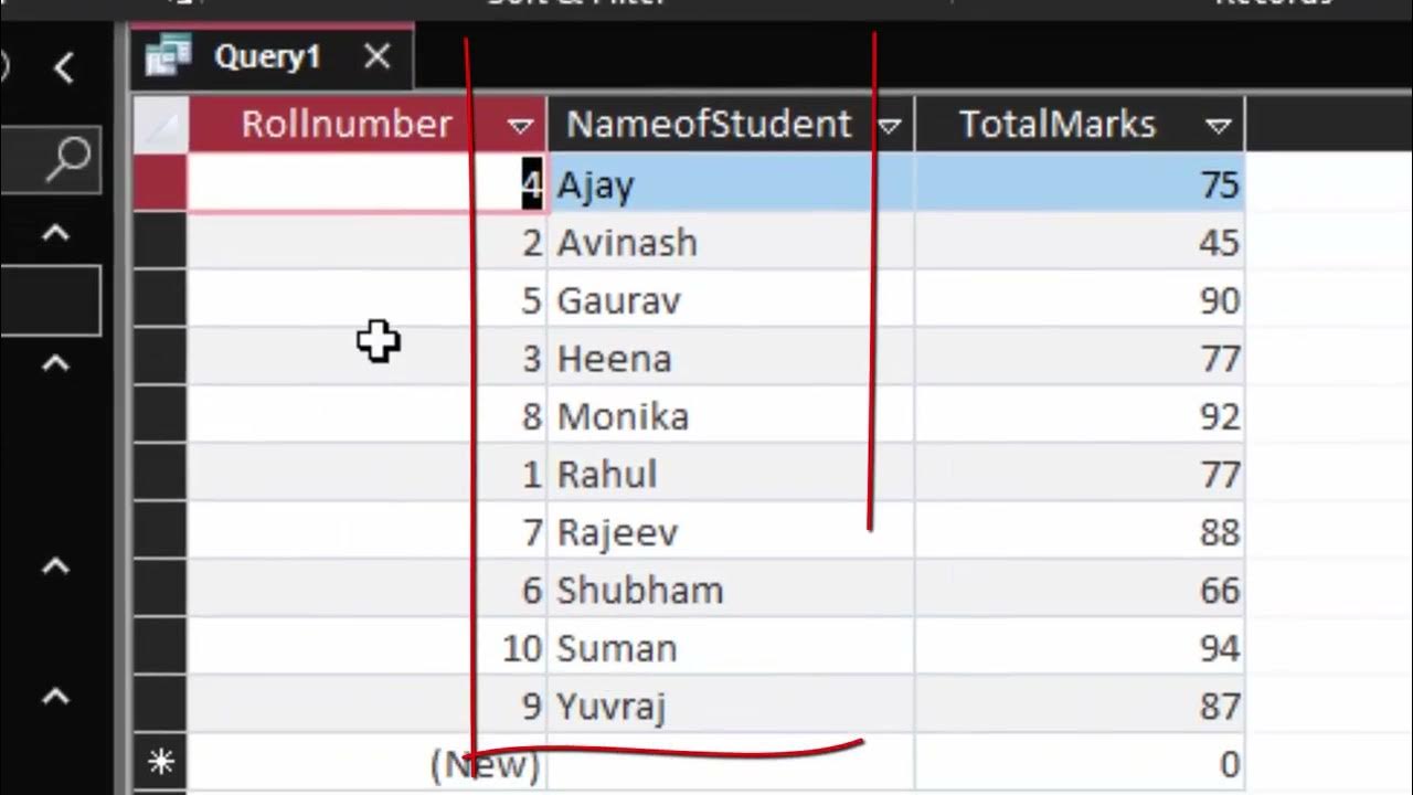 How to use Order by keyword in Microsoft Access@COMPUTEREXCELSOLUTION #msaccesstipsandtricks # ...