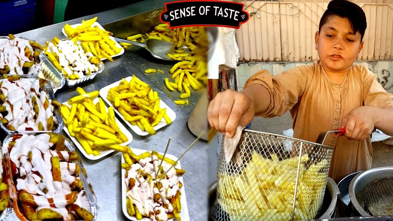 A little boy selling french fries on street to feed his family | Street ...
