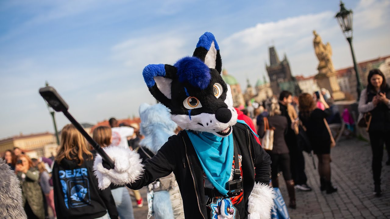 Fursuit Halloween Prague Outing 2022 - YouTube