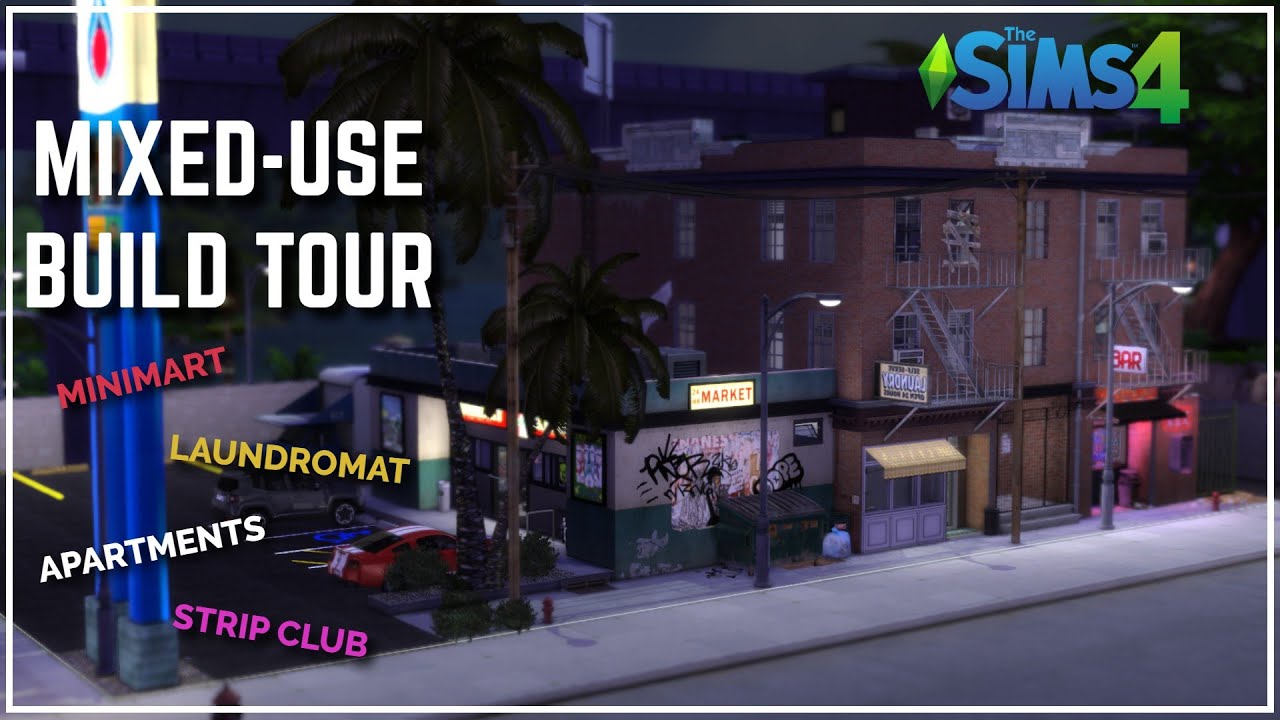 THE SIMS 4 | MIXED-USE BUILDING TOUR | LINKS IN DESCRIPTION - YouTube