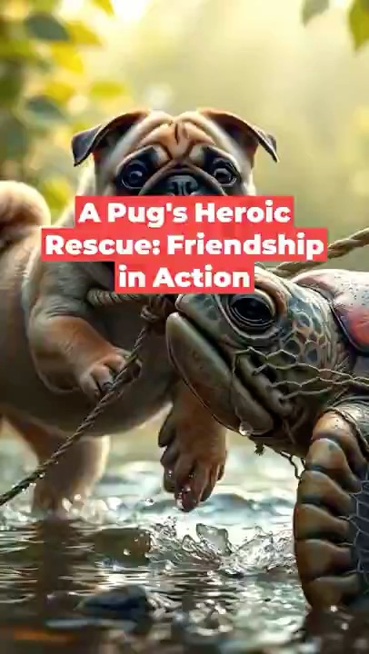You Won't Believe How This Pug Saved a Turtle! - YouTube