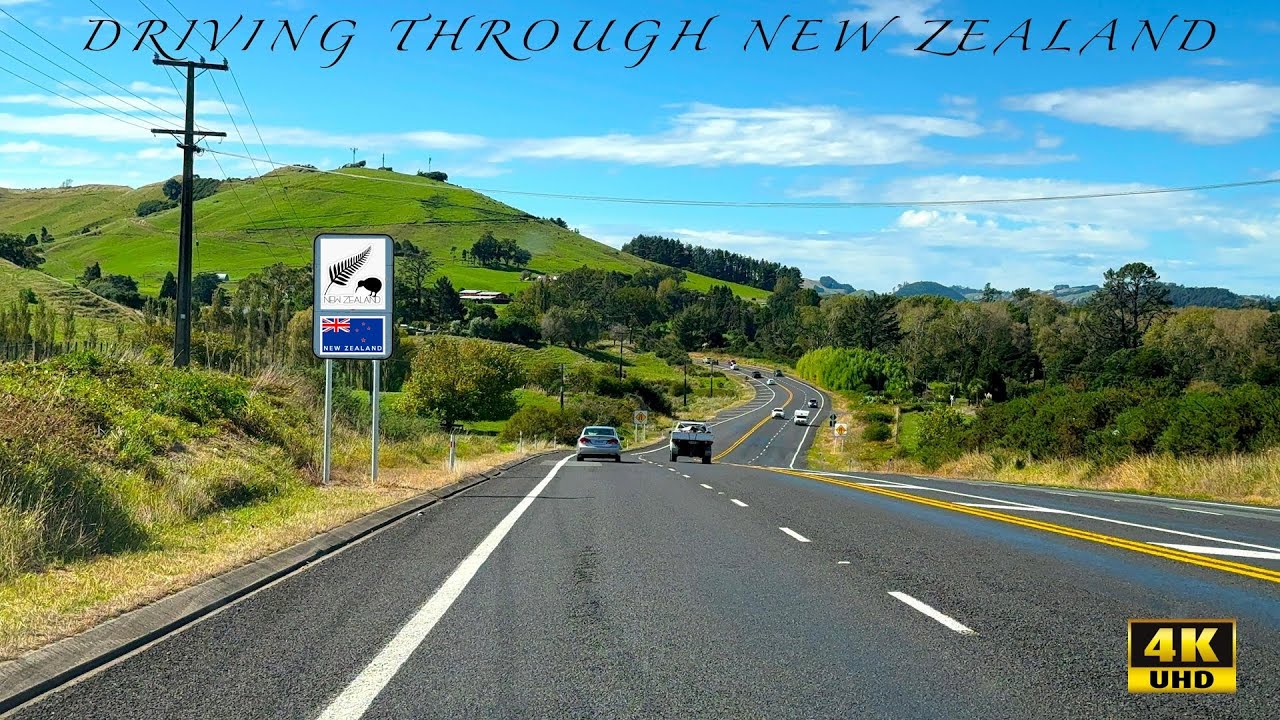 Driving through New Zealand | 4K UHD | New Zealand's Beautiful Nature ...