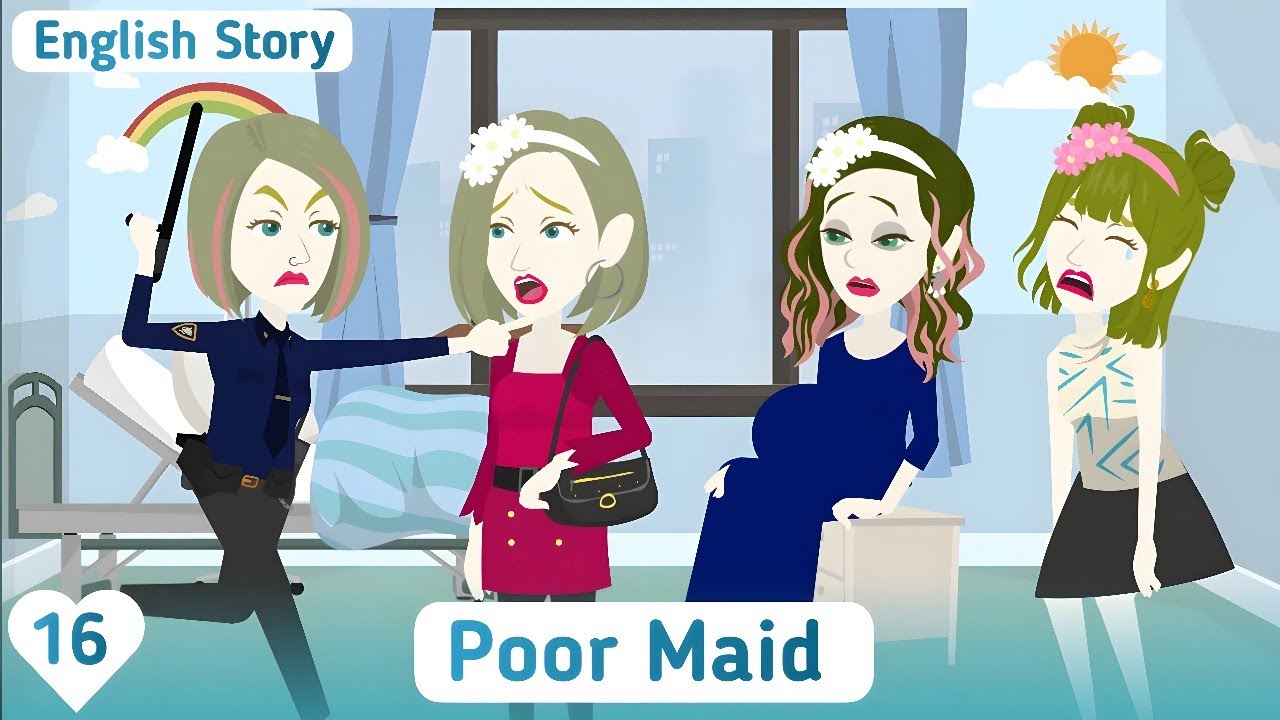 Poor Maid: Episode 16 | Easy English Story | Invite English | Animated ...