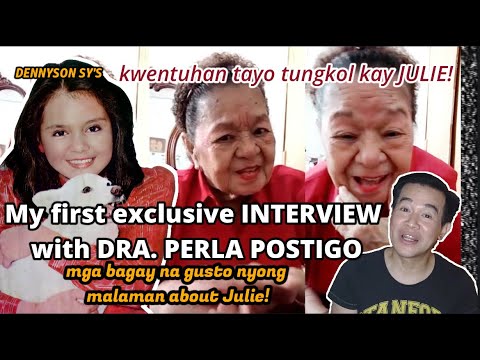 MY FIRST EXCLUSIVE INTERVIEW WITH DRA. PERLA POSTIGO! -mga bagay na ...