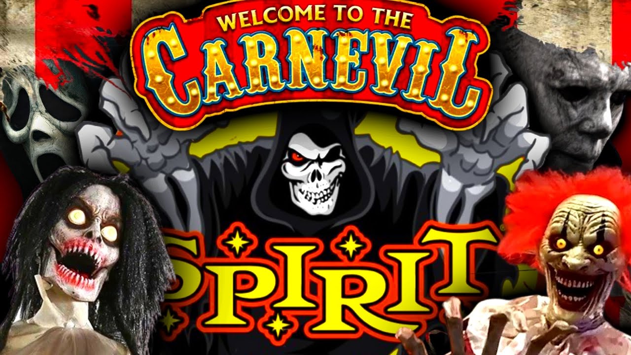 SPIRIT HALLOWEEN CARNEVIL 2024 STORE HAUNT THEME SNEAK PEEK - YouTube