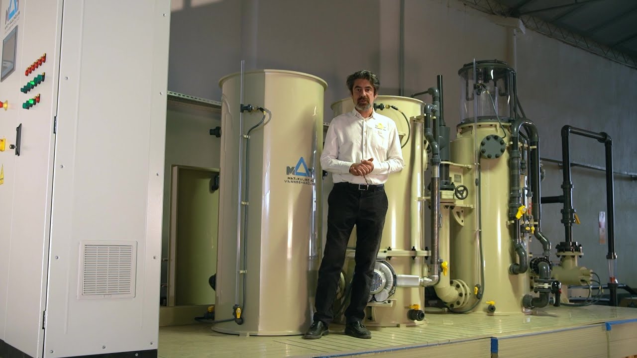 Compact RAS skid (Recirculating Aquaculture System) - YouTube