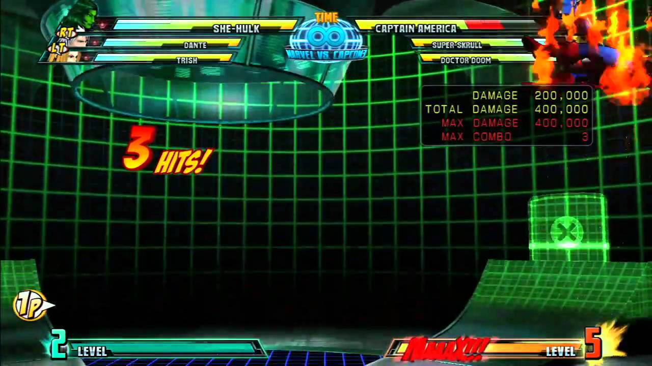 MvC3: She-Hulk - Combo 02 - Flight Plan - YouTube