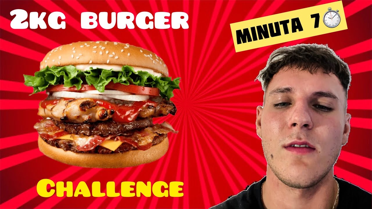 10 MINUT BURGER CHALLENGE v/evzen,squadyno,denismen4ce - YouTube