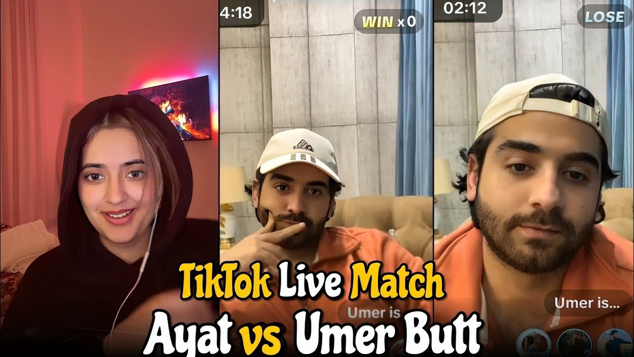 Part# 2 March 10, 2025 TikTok Live Match | Ayat Akbar vs Umer Butt | 🤣🤣 | Funny Moments 🤣 - YouTube