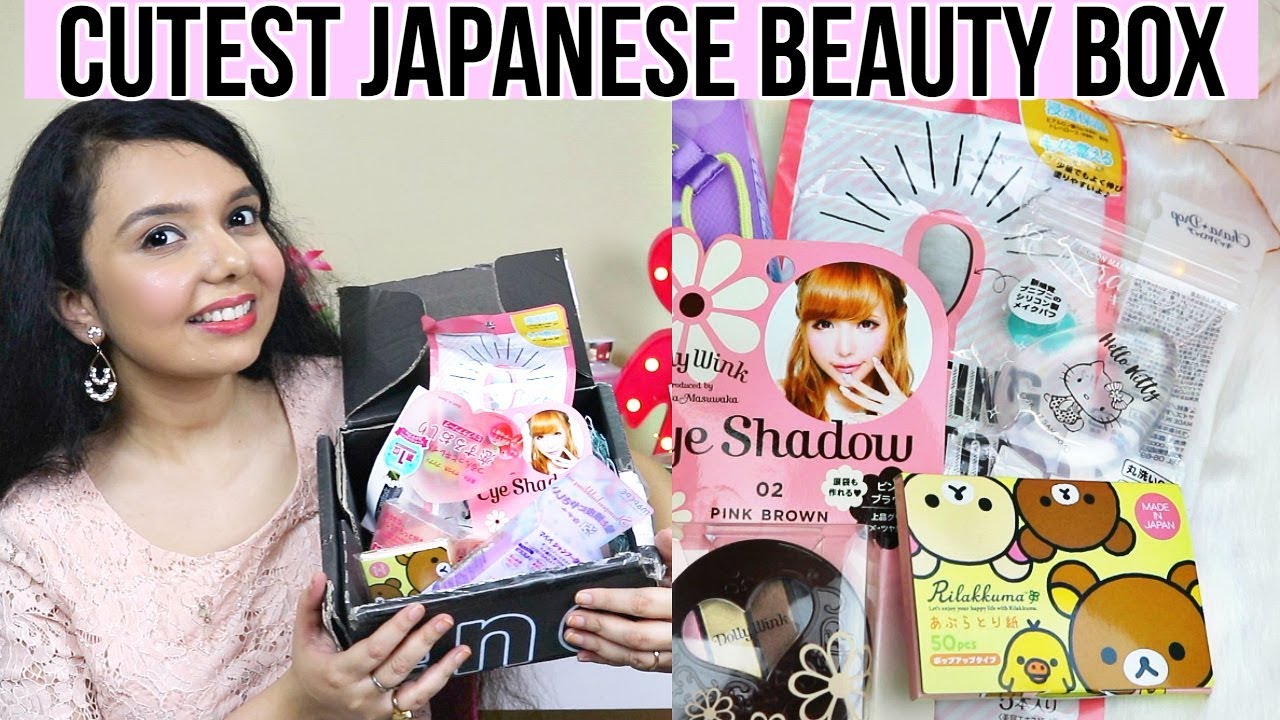 Cutest Japanese Beauty Box Unboxing! NMNL - YouTube