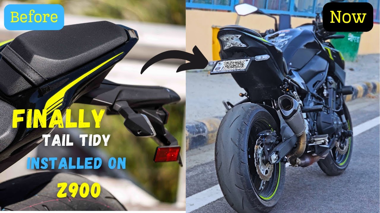 Finally Tail Tidy installed on z900😍 | 2024 model🔥 | Awesome look 😍 # ...