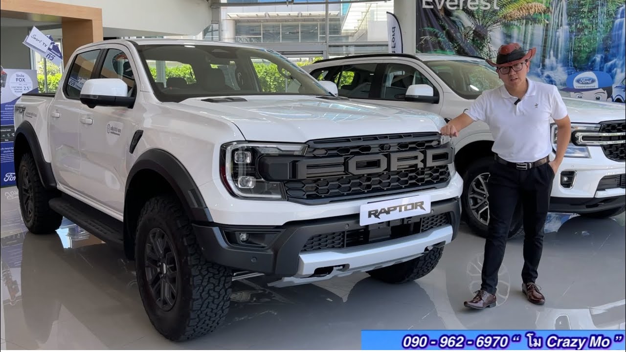 Ford Ranger Double Cab Raptor 3.0L V6 Twin-Turbo 4WD 10AT ราคา 1,869,000 บาท - YouTube