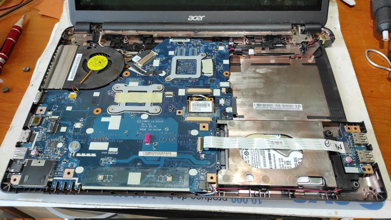 Acer Video Card Simplest Repair in 5 min Anyone Can Do It V5WE2 E1 ...