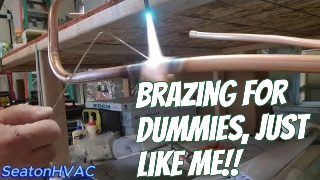 Braze copper lines like an HVAC pro!! Step by step instructions. - YouTube