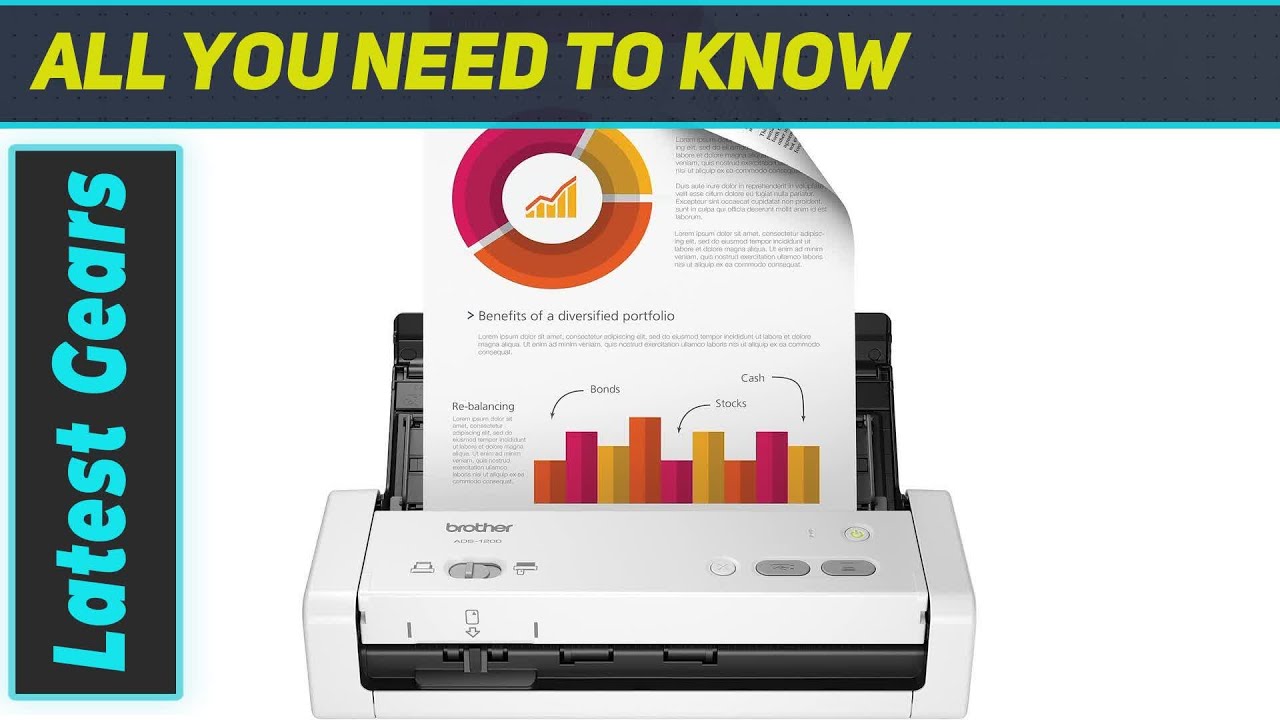 Brother ADS-1200 Compact Desktop Scanner: Fast, Easy, and Versatile ...
