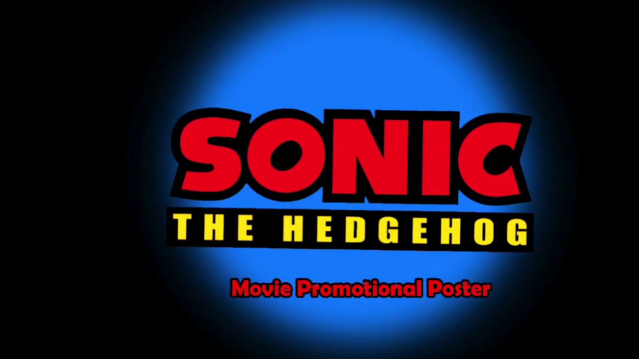 Sonic The Hedgehog The Movie Promotional Poster - YouTube