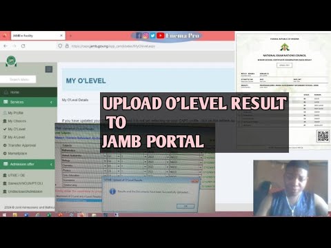 How To Upload O'Level (Waec,Neco,Gce) Results To Jamb Portal (Caps 2025) - YouTube