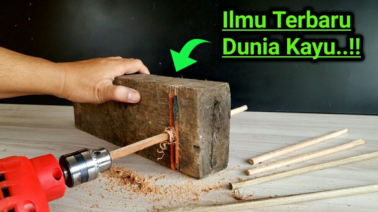 Rahasia terbongkar..!! Membuat alat sederhana untuk membentuk kayu ...