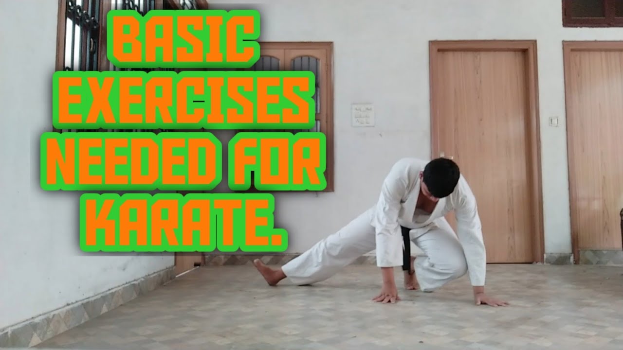 Some basic EXCERSIZES needed for KARATE for beginners. - YouTube