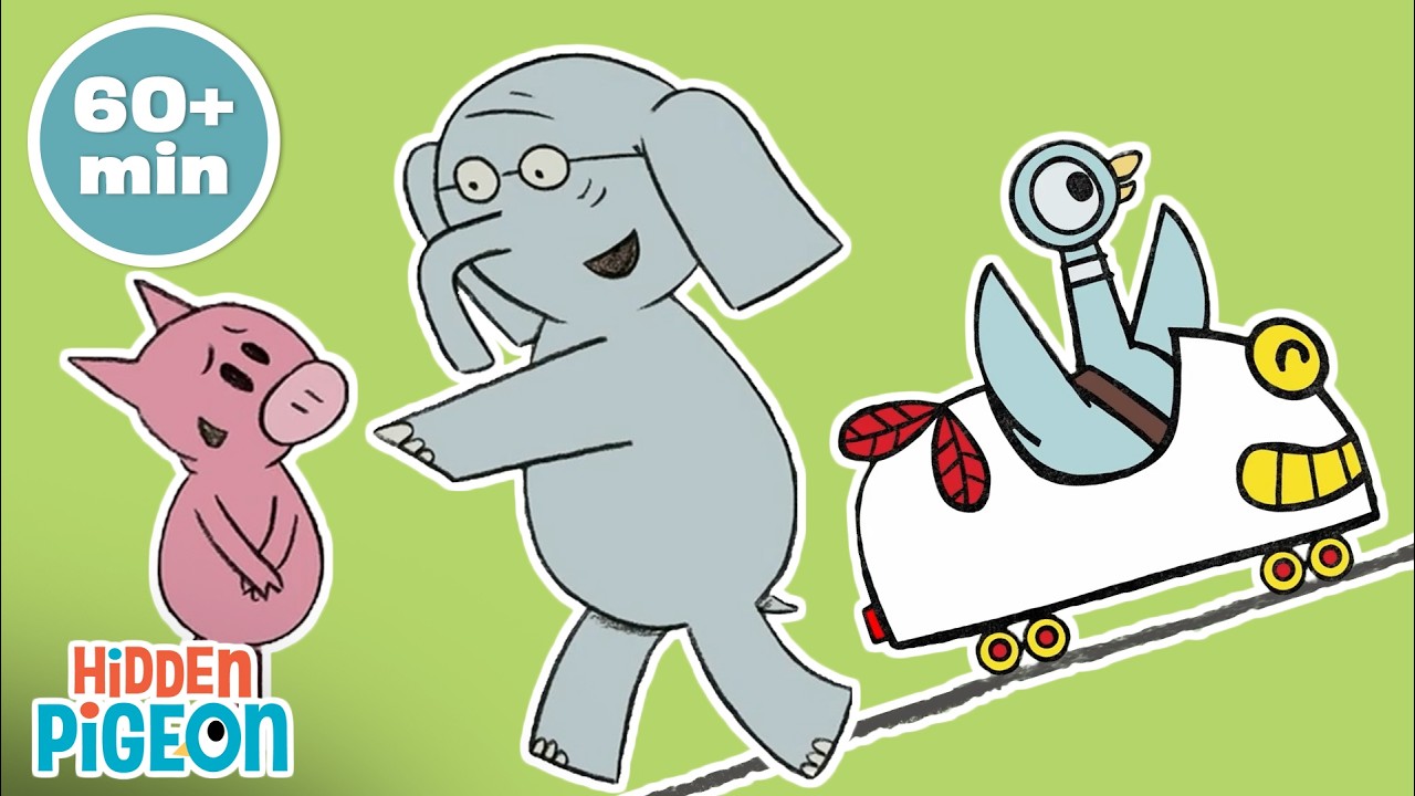 The Pigeon and Elephant & Piggie! 💕 | Animated Stories, Read-Alouds ...