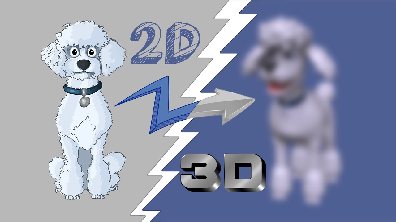 How a 2D Cartoon Dog Was Brought to Life in 3D! - YouTube