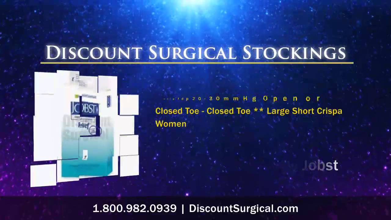 Jobst Chap Style Thigh High With Waist Attachment 20-30mmHg - YouTube