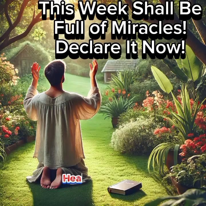 This week shall be full of Miracles! declare it now! - YouTube
