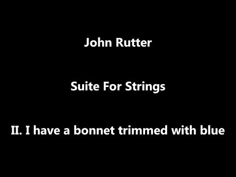 Gold Coast Youth Orchestra, John Rutter-Suite for Strings-II. I have a ...