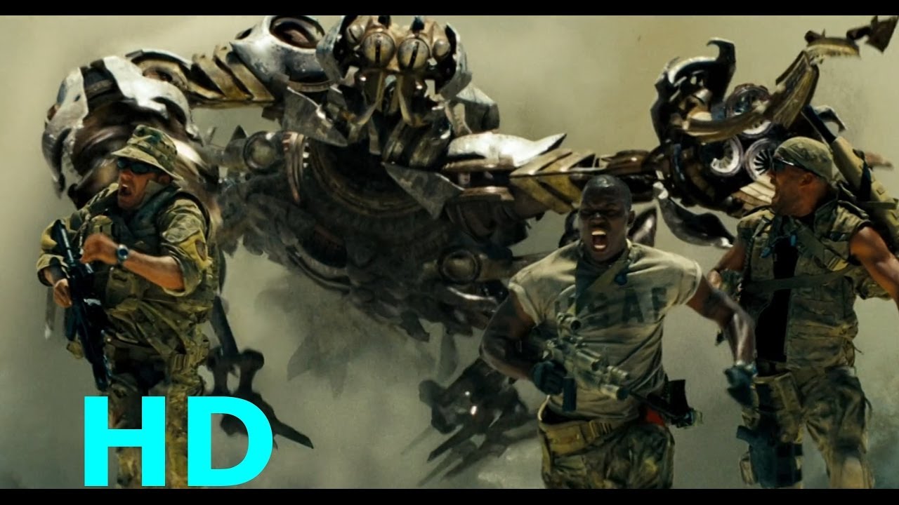 Scorponok Desert Battle - Transformers-(2007) Movie Clip Blu-ray HD ...