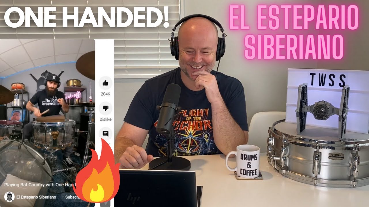 Drum Teacher Reacts: EL ESTEPARIO SIBERIANO | Playing Bat Country with ...