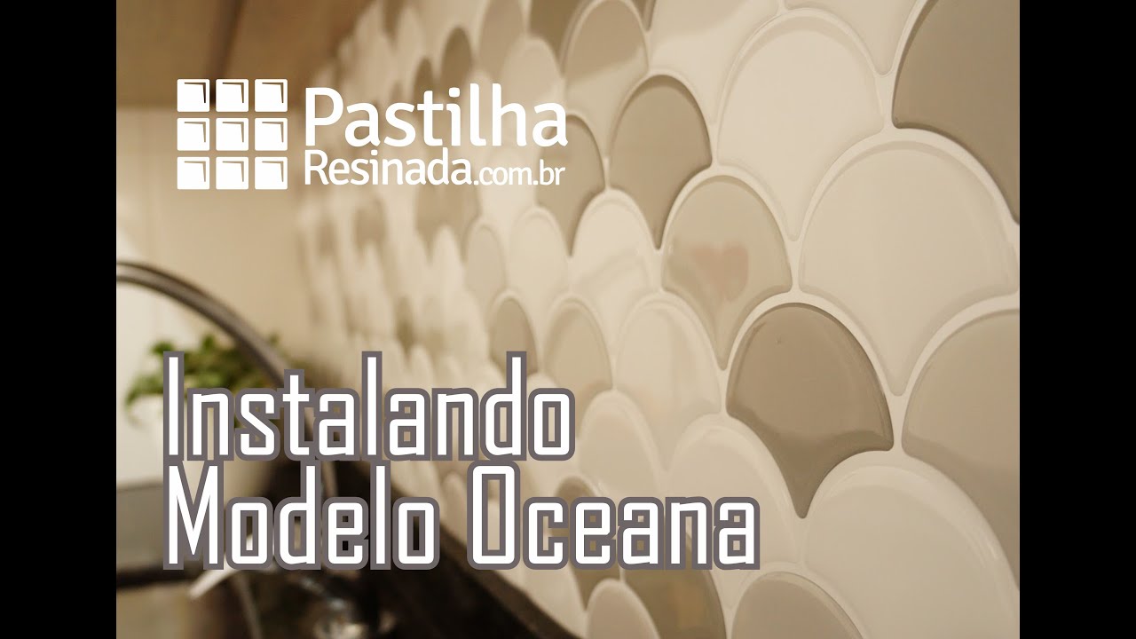 Pastilha Resinada - Instalação modelo - Oceana Gray - YouTube
