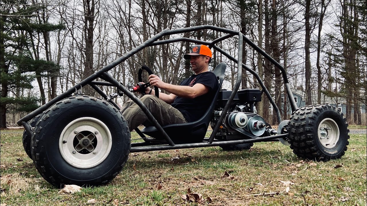 Budget Crosskart Build #7: Foot Controls and Steering - YouTube