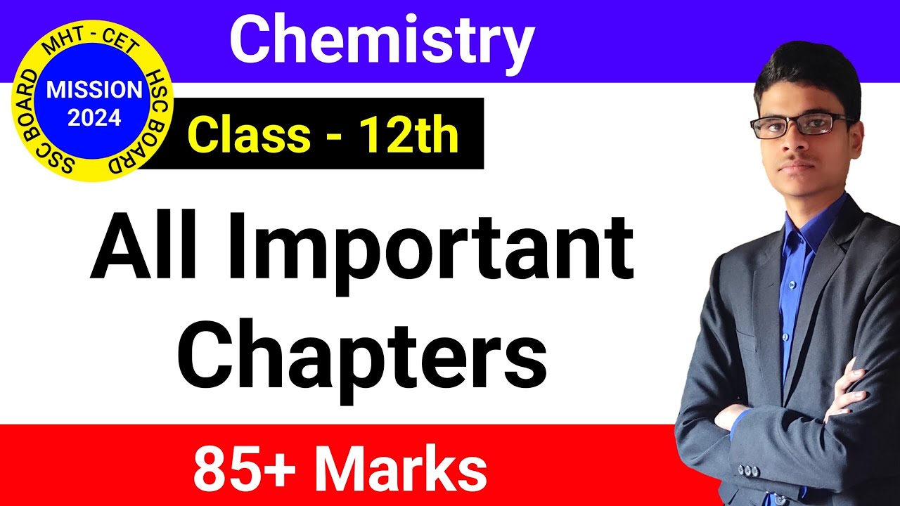 All Important Chapters / Concepts for class 12th | HSC Board Exam 2024 ...