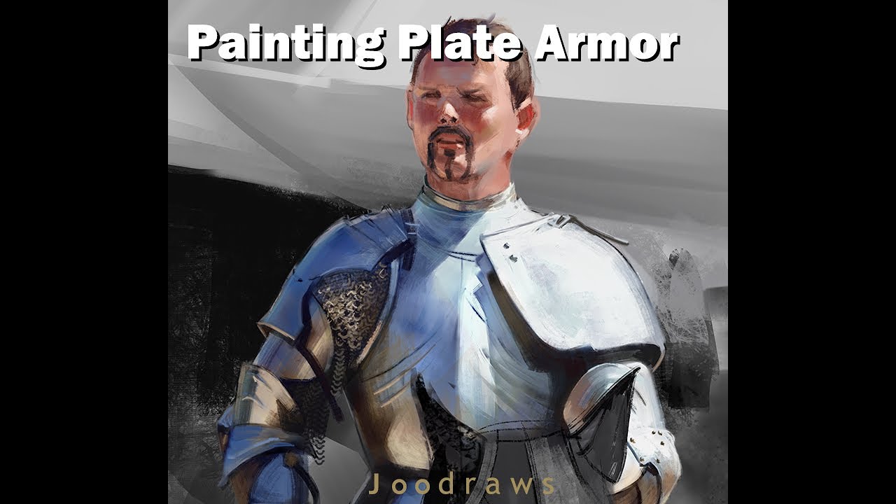 Painting plate armor 판금갑옷 컬러링 - YouTube