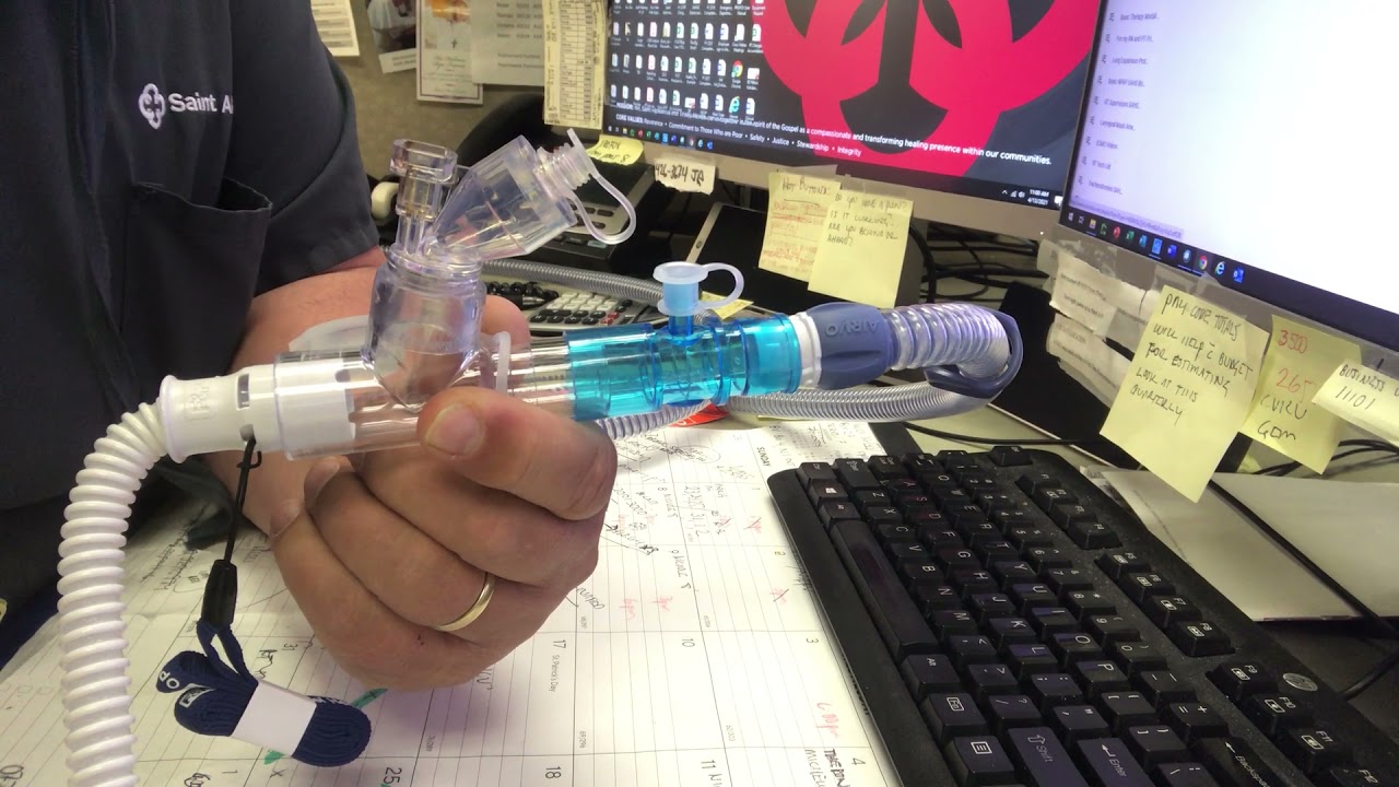 How to set up Aerogen on an Airvo HFNC - YouTube