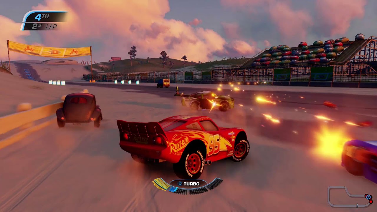 Cars 3: Driven to Win - Walkthrough 5 - Battle Race, Fireball Beach ...
