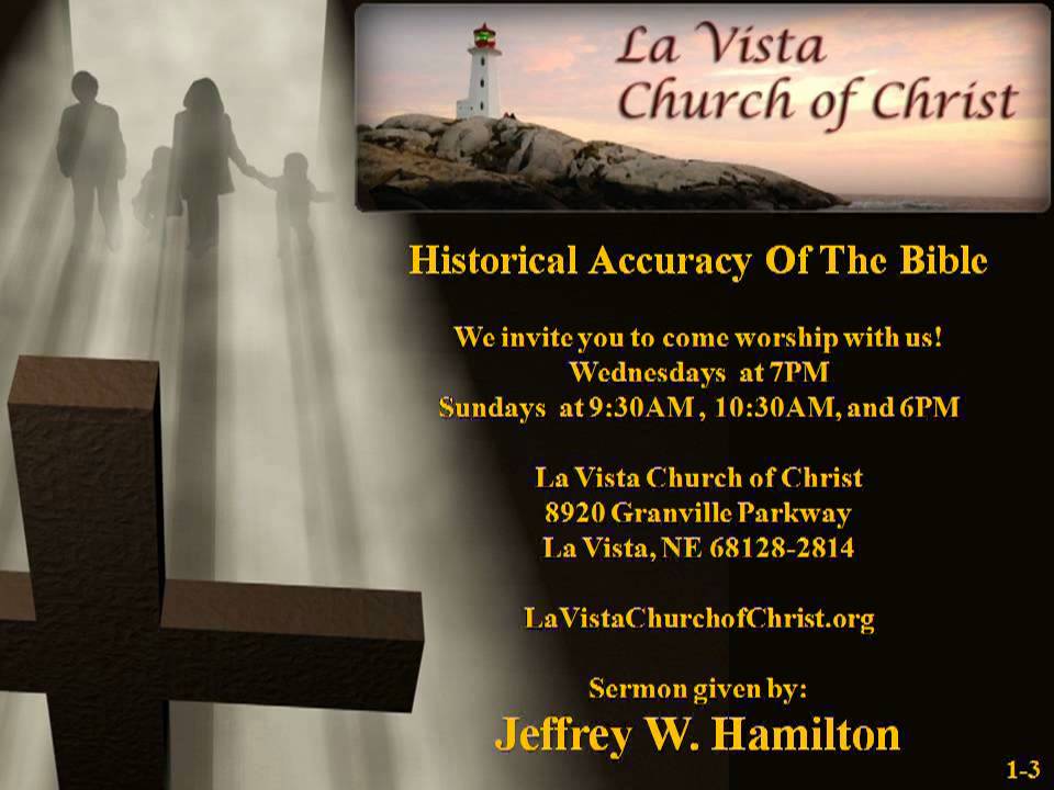 Historical Accuracy Of The Bible Part 1 of 3 - YouTube