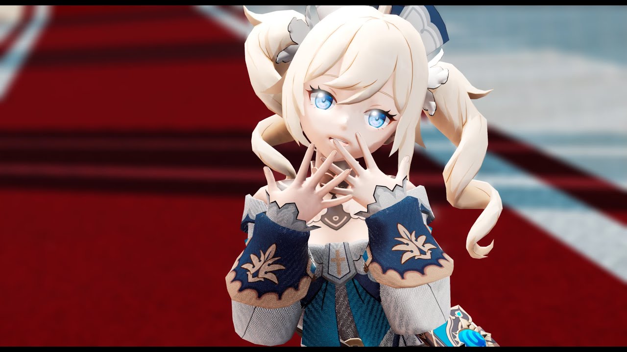 【MMD/Genshin Impact】Booo! -Barbara 【4K/60FPS】 - YouTube