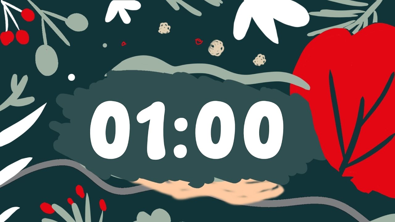 1 Minute Timer with relaxing music - YouTube