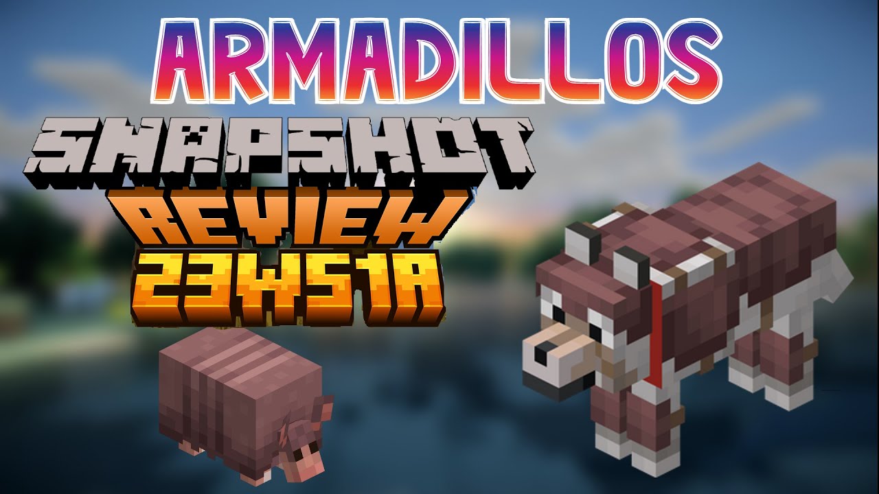 ARMADILLO y la Nueva ARMADURA | Minecraft 1.21 (23w51a) - YouTube