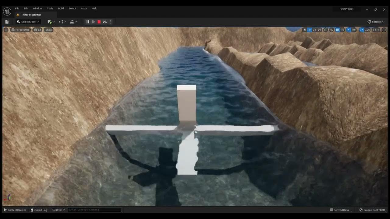 Real-time Fluid Simulation with Obstacles - YouTube