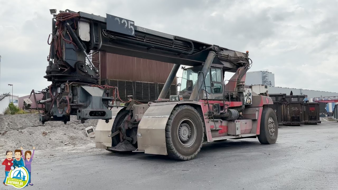 Reach Stacker Kalmar DRF 450-65A5XS - YouTube