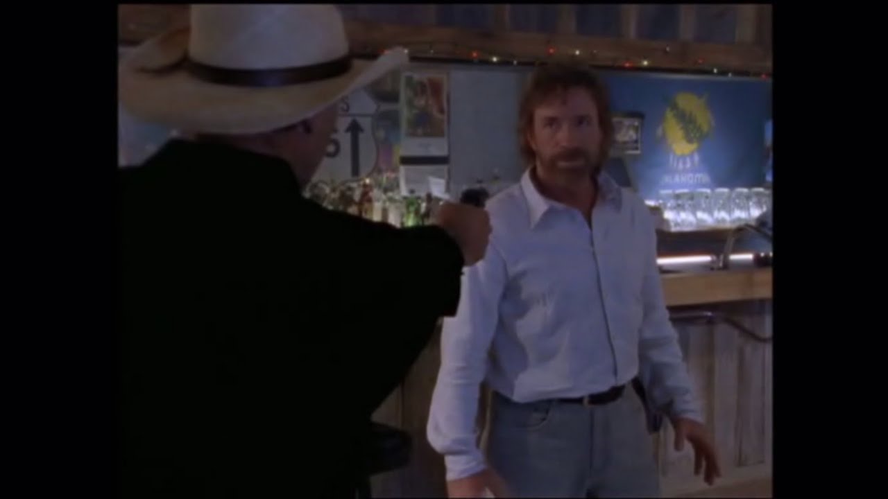 Walker Texas Ranger | Undercover Walker Fights in a Bar | Final Justice ...