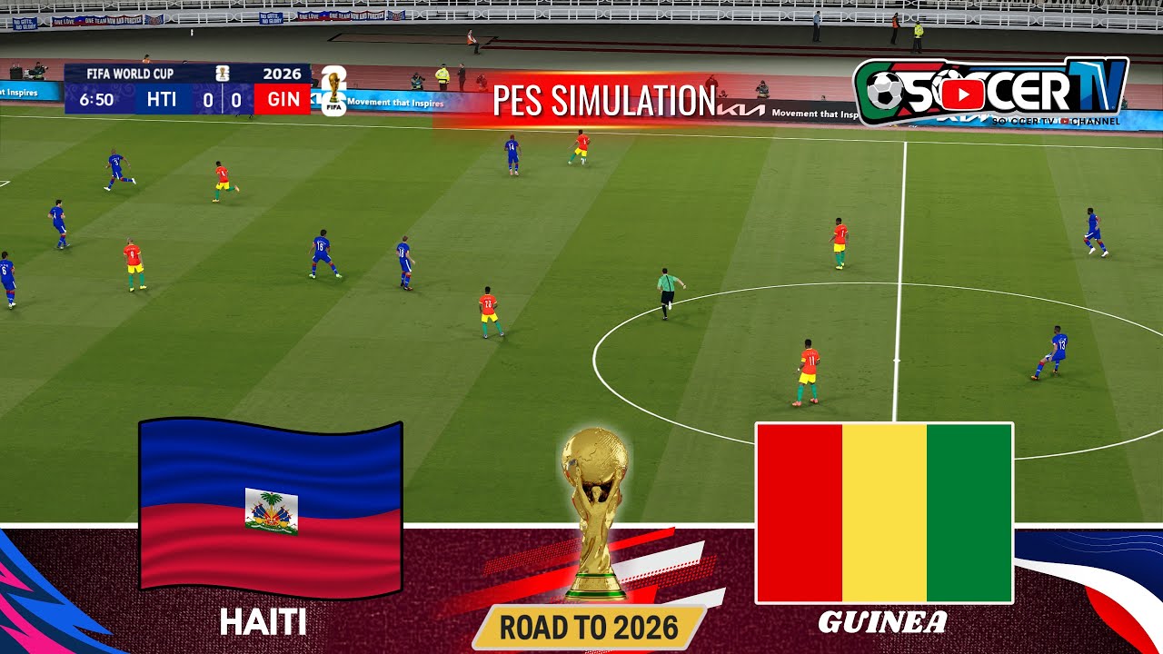 Haiti vs Guinea – World Cup 2026 Simulation | PES PC Gameplay - YouTube