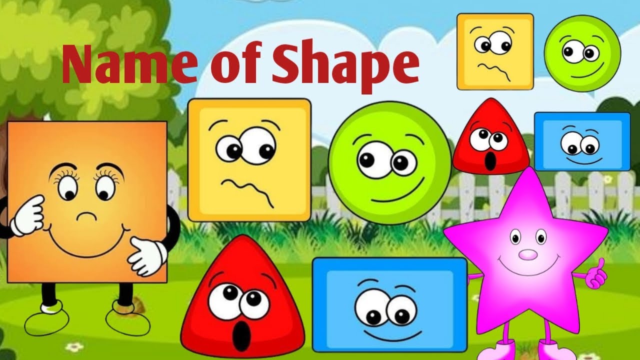 Types of shape*learning for kids*shapes name of English* - YouTube